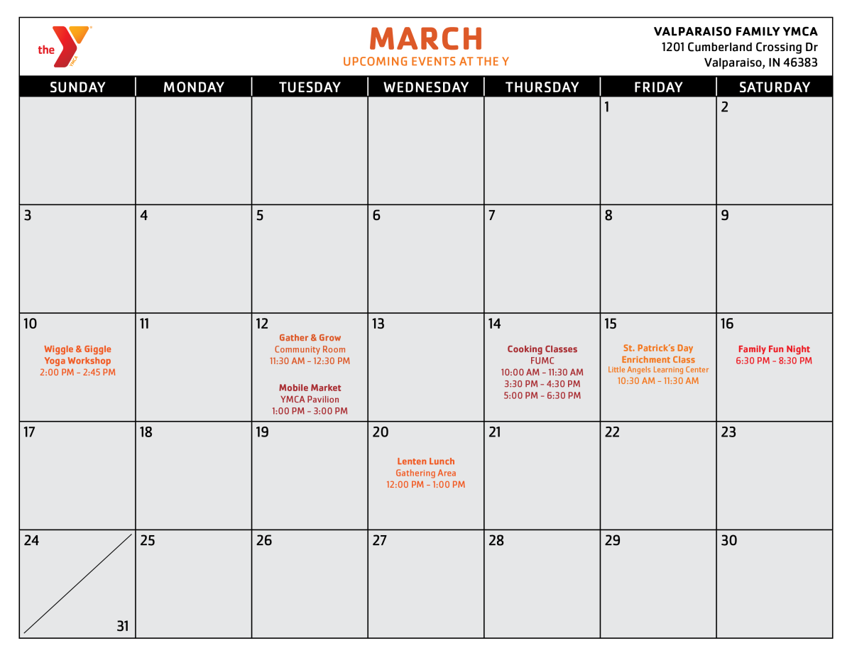 EVENTS | Valparaiso Family YMCA